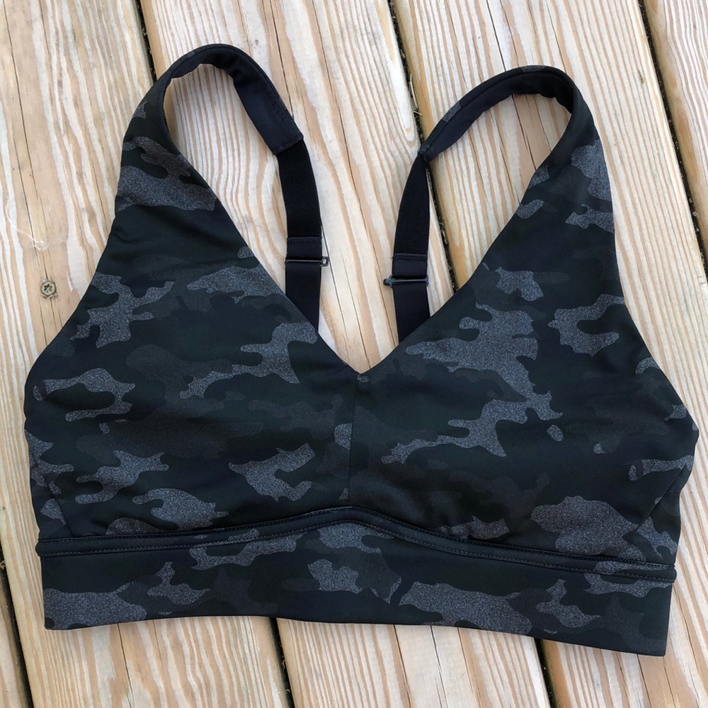 Brand New Fabletics Camo Sports Bra - Gem